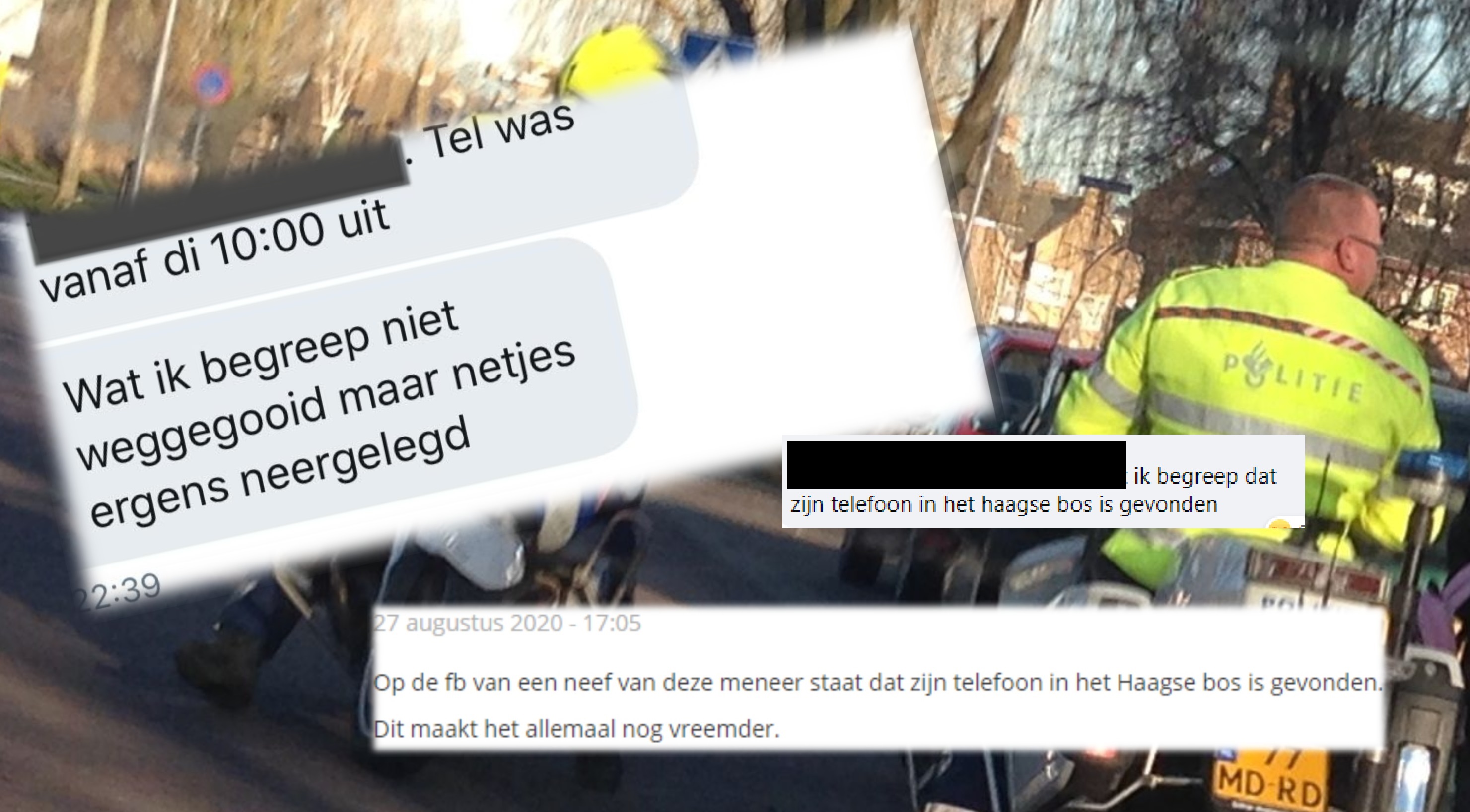 ‘Telefoon Niek de Graaf gevonden in Haagse Bos’ – Dossier Mastenbroek